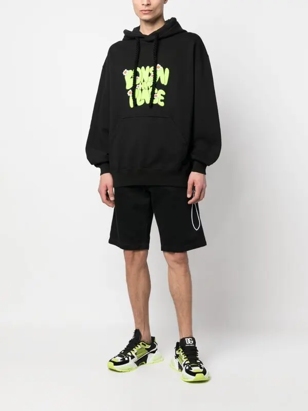 BONSAI Logo-print Cotton Hoodie