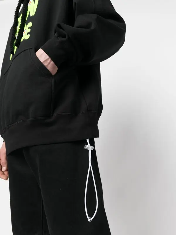 BONSAI Logo-print Cotton Hoodie