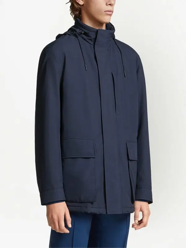 Zegna Wool-blend Padded Jacket