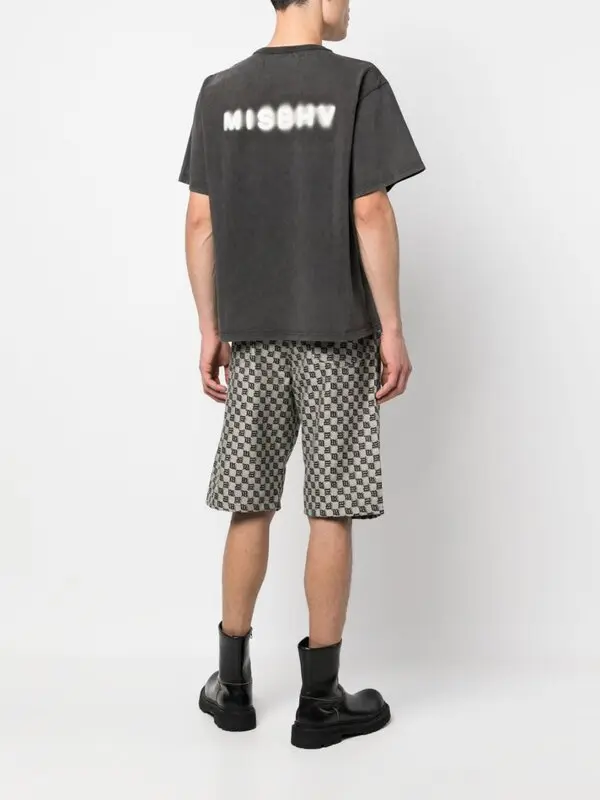 MISBHV Logo-print Cotton T-shirt - Grey