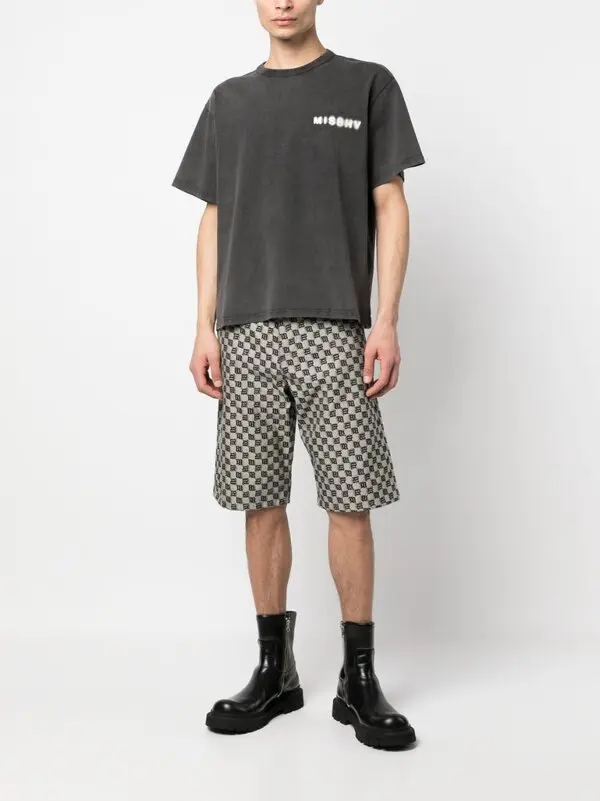 MISBHV Logo-print Cotton T-shirt - Grey