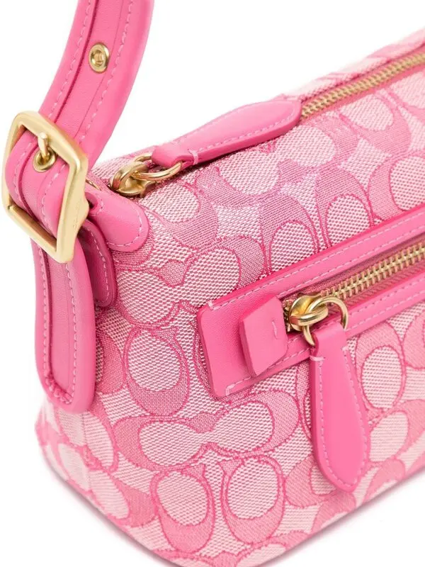 COACH Demi Monogram Shoulder Bag - Pink | Editorialist