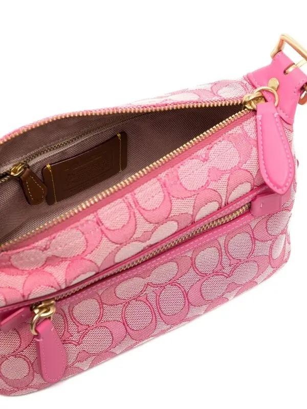 Coach Demi Monogram Shoulder Bag - Pink | Editorialist