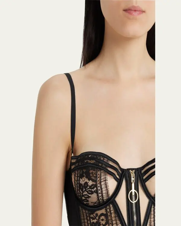 LIVY Batignolles Lace & Tulle Bustier