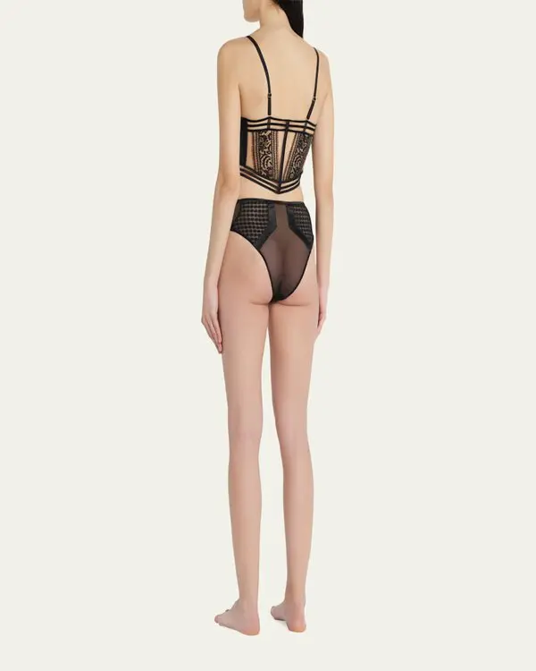 LIVY Batignolles Lace & Tulle Bustier