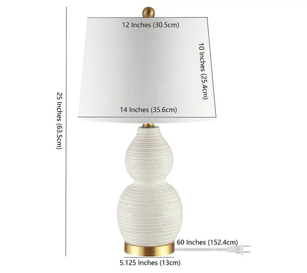 SAFAVIEH Darsa Table Lamp