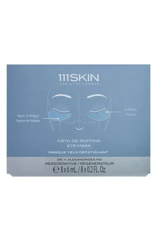 111SKIN Cryo De-puffing 8-piece Eye Mask Box