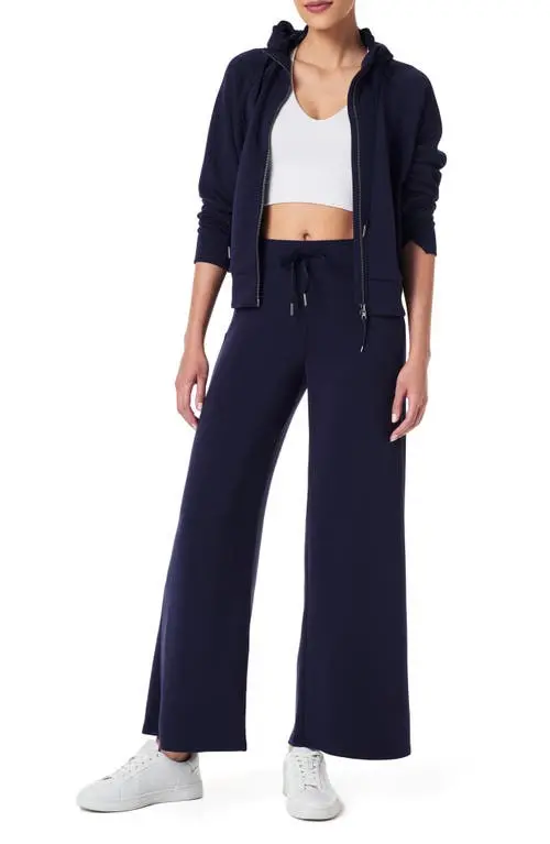 Spanx® Air Essentials Wide Leg Crop Pants In Lapis Blue 69% Off