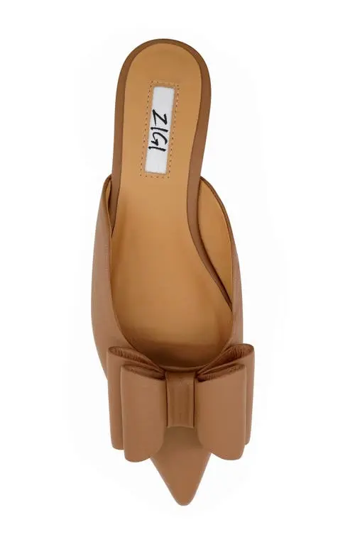 ZIGI Finland Pointed Toe Mule - Natural