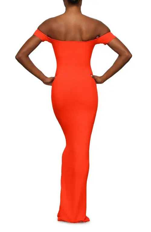 SKIMS Soft Lounge Off The Shoulder Dress
