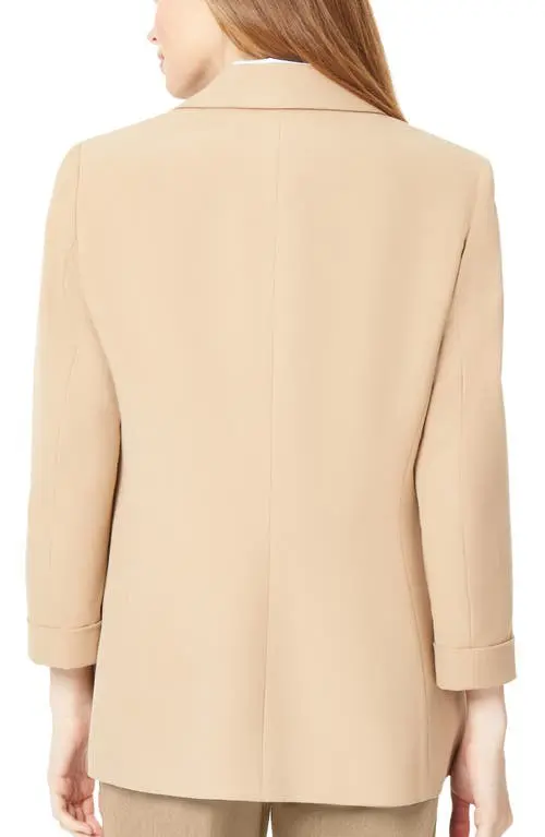 Jones New York Three-quarter Sleeve Blazer - Praline
