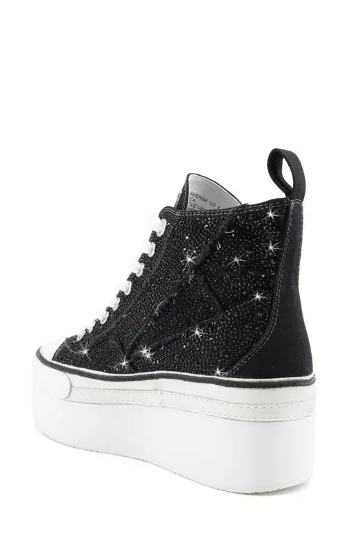 ZIGI Carmensa High-top Platform Sneakers - Black