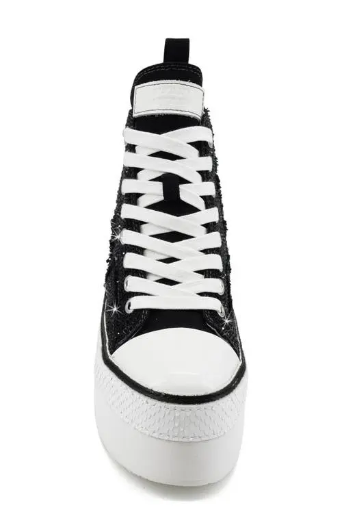 ZIGI Carmensa High-top Platform Sneakers - Black