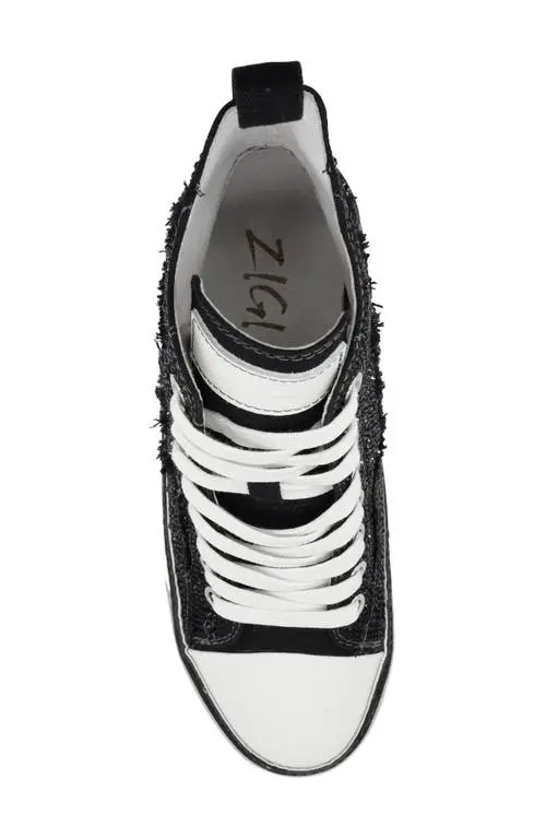 ZIGI Carmensa High-top Platform Sneakers - Black
