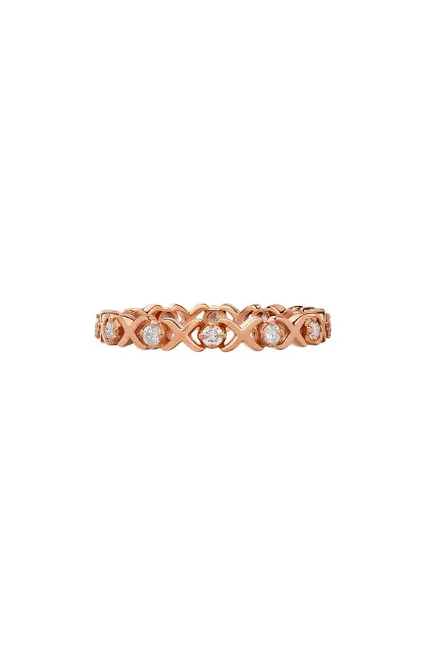 Sethi Couture Ayla Diamond Band Ring - 18k Rose Gold