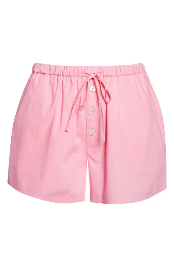 L*Space Skipper Cotton Cover-up Shorts