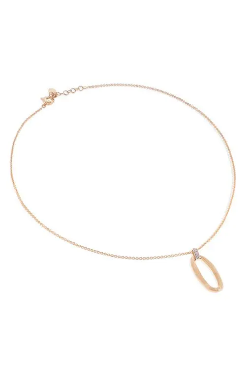 Marco Bicego Jaipur Diamond Link Necklace - Yellow Gold