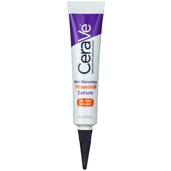 Cerave Skin Renewing Vitamin C Serum With Hyaluronic Acid And 10% Pure Vitamin C - One-color