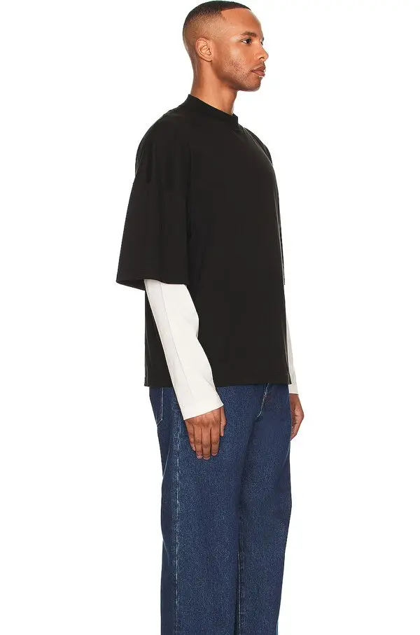 The Row Dustin Top - Black | Editorialist