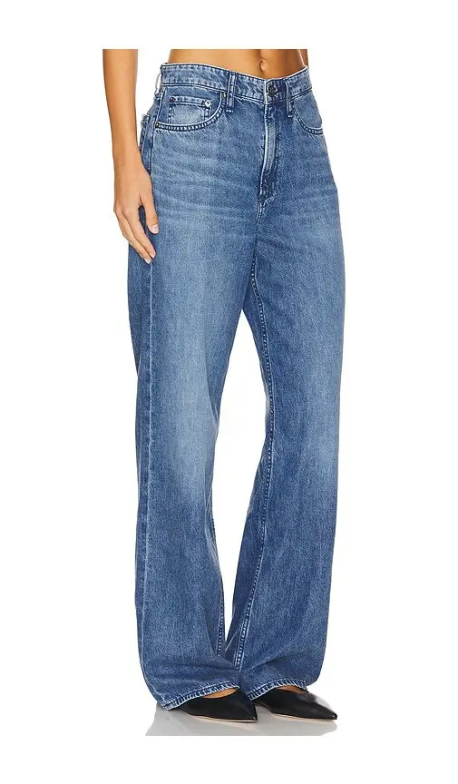 Rag & Bone Featherweight Logan Jeans In Medium Wash - River