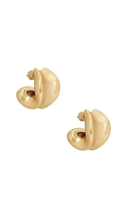 Jenny Bird Chunky Doune Hoop Earrings - Gold