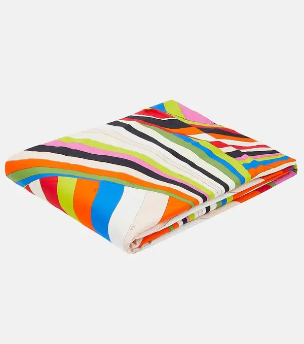 Emilio Pucci Abstract Cotton Beach Towel - Multicoloured