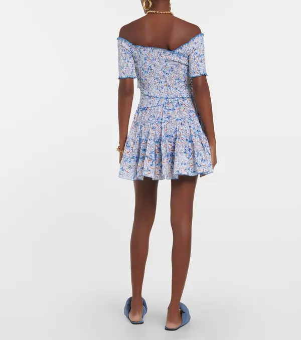 Poupette St Barth Soledad Floral Minidress - Multicoloured