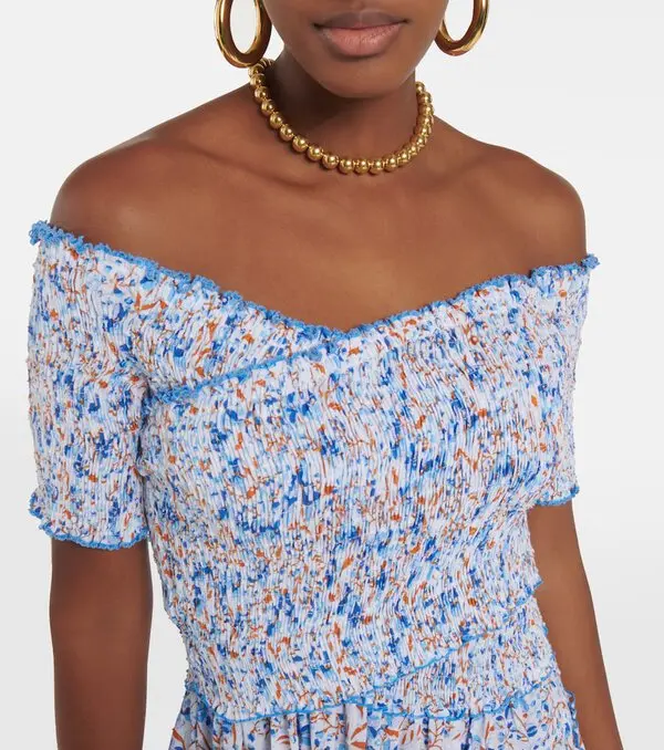 Poupette St Barth Soledad Floral Minidress - Multicoloured