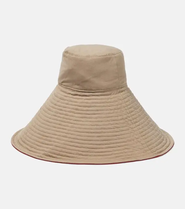 Jacquemus Le Chapeau Lagrima Sun Hat - Beige - 30% Off  display picture 3