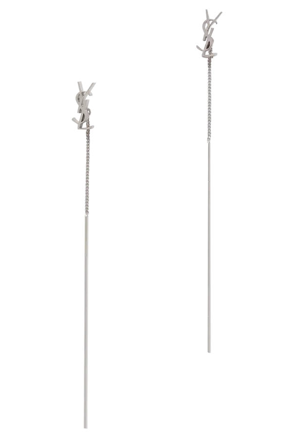 Saint Laurent Opyum Earrings - Silver