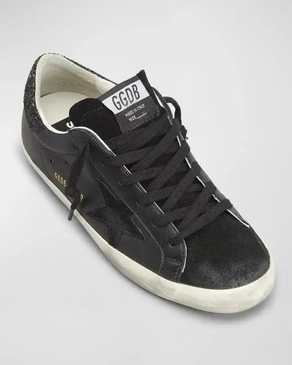 GOLDEN GOOSE Super-star Low-top Sneakers - Black