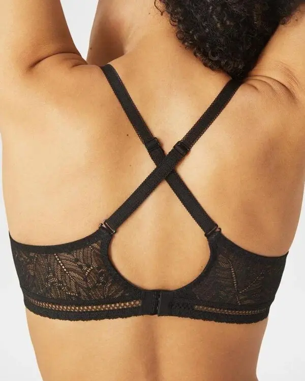 Simone Perele Comete Molded Full Cup Convertible Lace Bra - Black