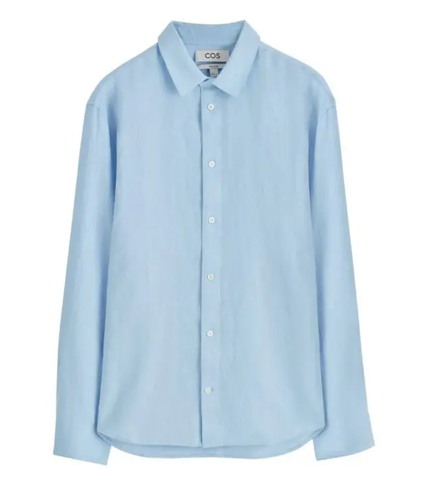 cos - Relaxed Linen Long-sleeved Shirt