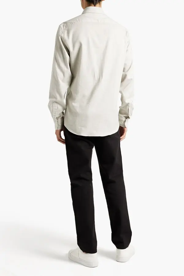 Sunspel Mélange Cottonflannel Shirt
