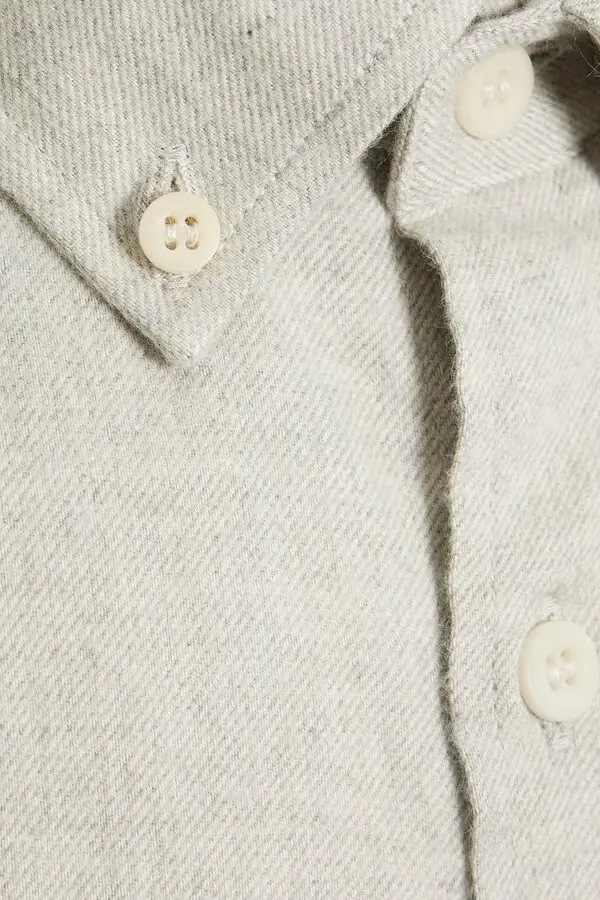 Sunspel Mélange Cottonflannel Shirt