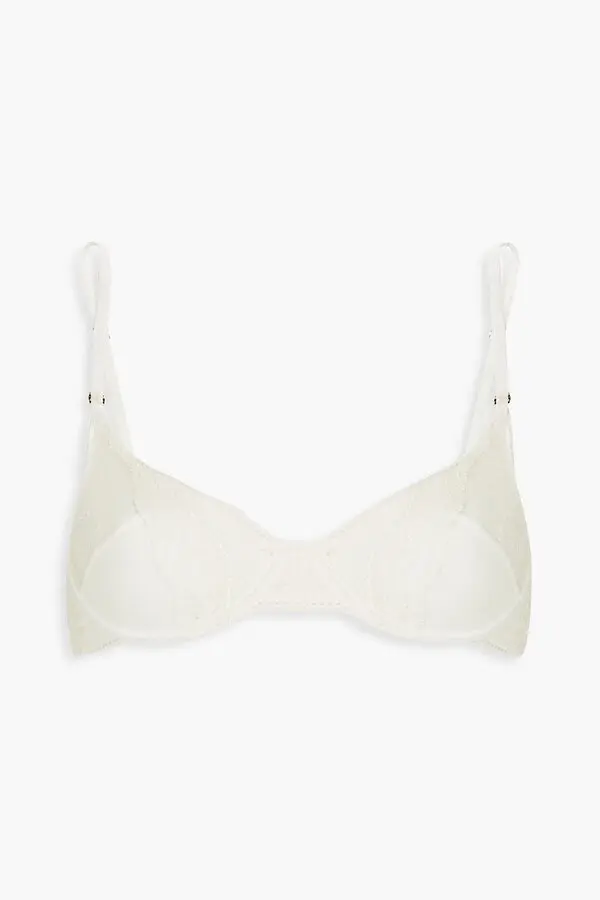 Stella McCartney Lace Underwired Bra - Ivory