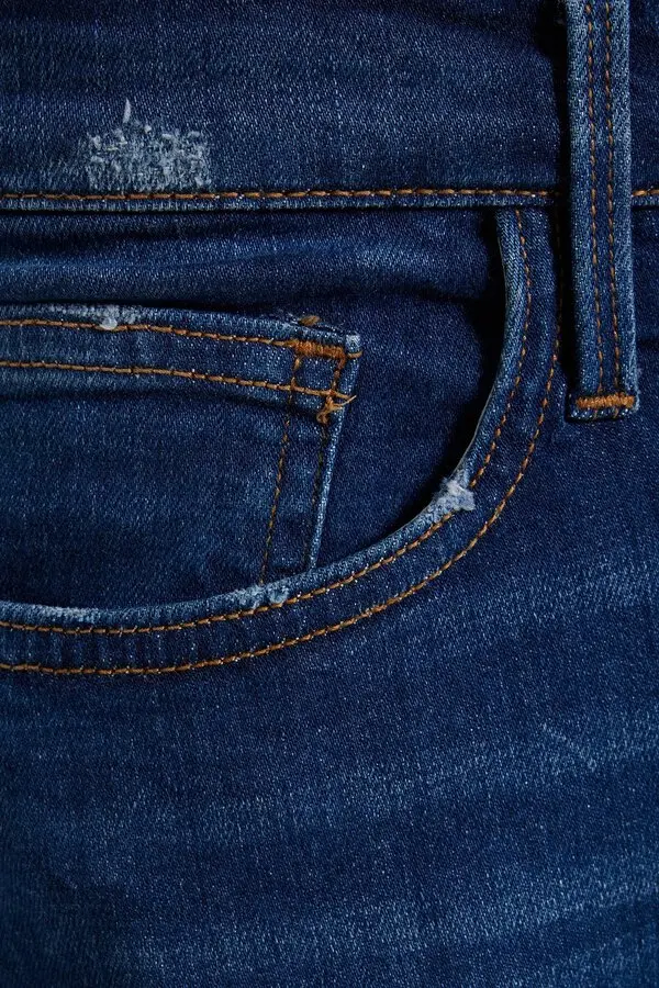 FRAME Jagger Skinny Fit Distressed Jeans
