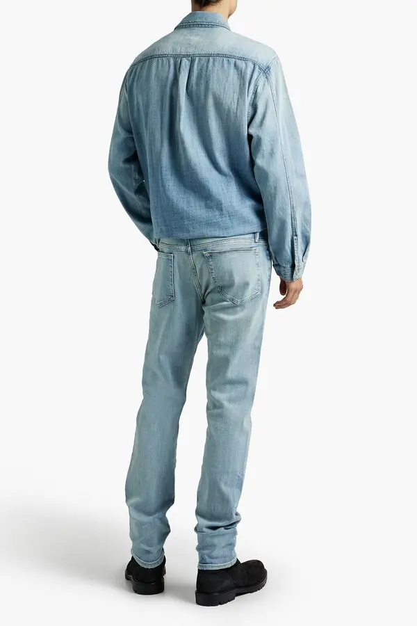 FRAME Distressed Denim Shirt