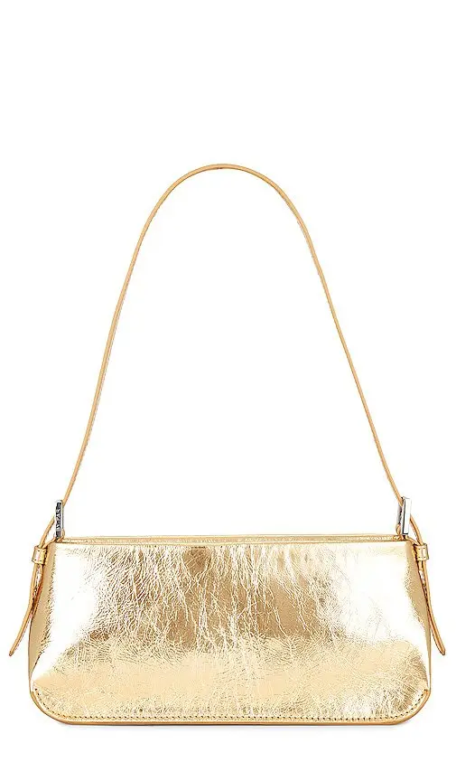 By Far Dulce Shoulder Bag In Metallic Gold