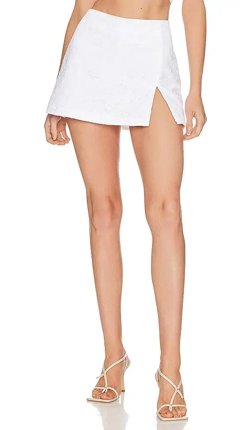 Amanda Uprichard X Dale Lace Skort In White