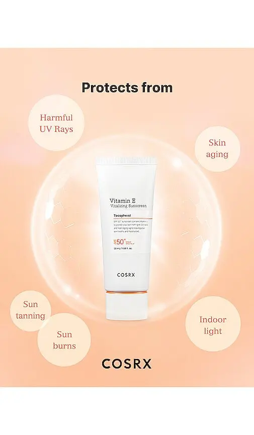 COSRX Vitamin E Vitalizing Sunscreen Spf 50