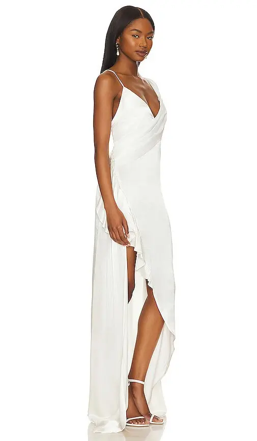 for love and lemons james maxi dress For Love & Lemons James Maxi Dress in White