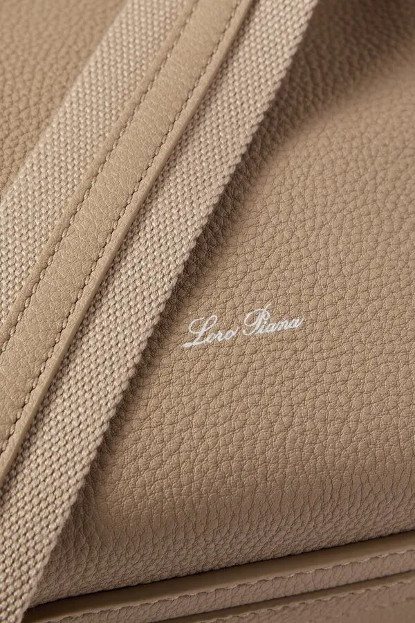 Loro Piana Bale Textured-leather Shoulder Bag