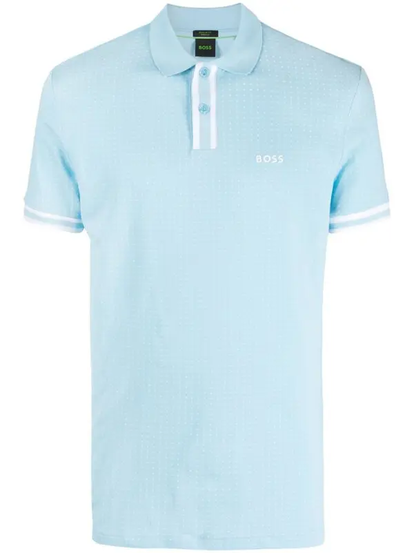 BOSS Dot-print Polo Shirt