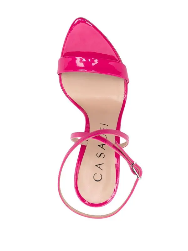 Casadei Scarlet Tiffany 100mm Leather Sandals