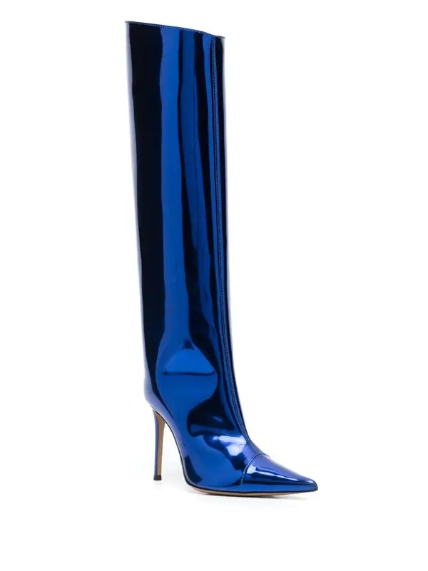 Alexandre Vauthier Knee-high Boots - Blue