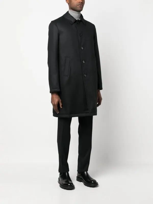 LARDINI Single-breasted Wool Coat
