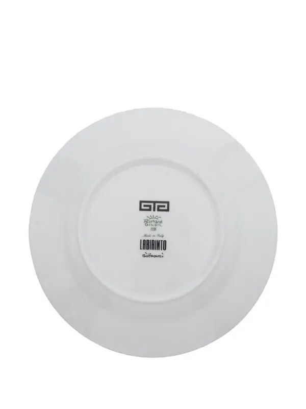 GINORI 1735 Labirinto Plate - Black