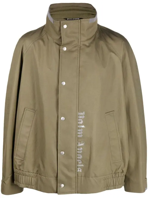 Palm Angels Logo-print Bomber Jacket