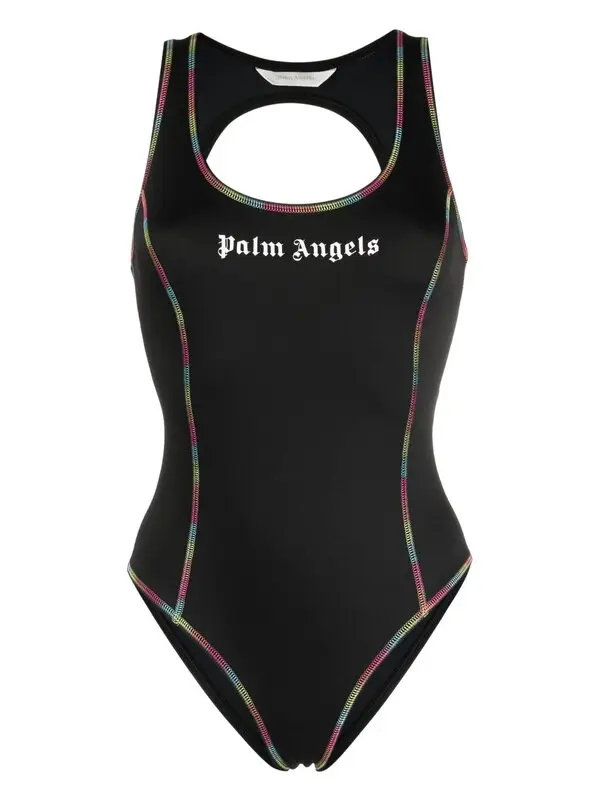 Palm Angels Logo-print Swimsuit